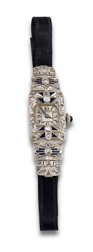 ART DECO SOLINA JEWELLERY WATCH IN GOLD, PLATINUM AND (#1438) on Jan 27 ...