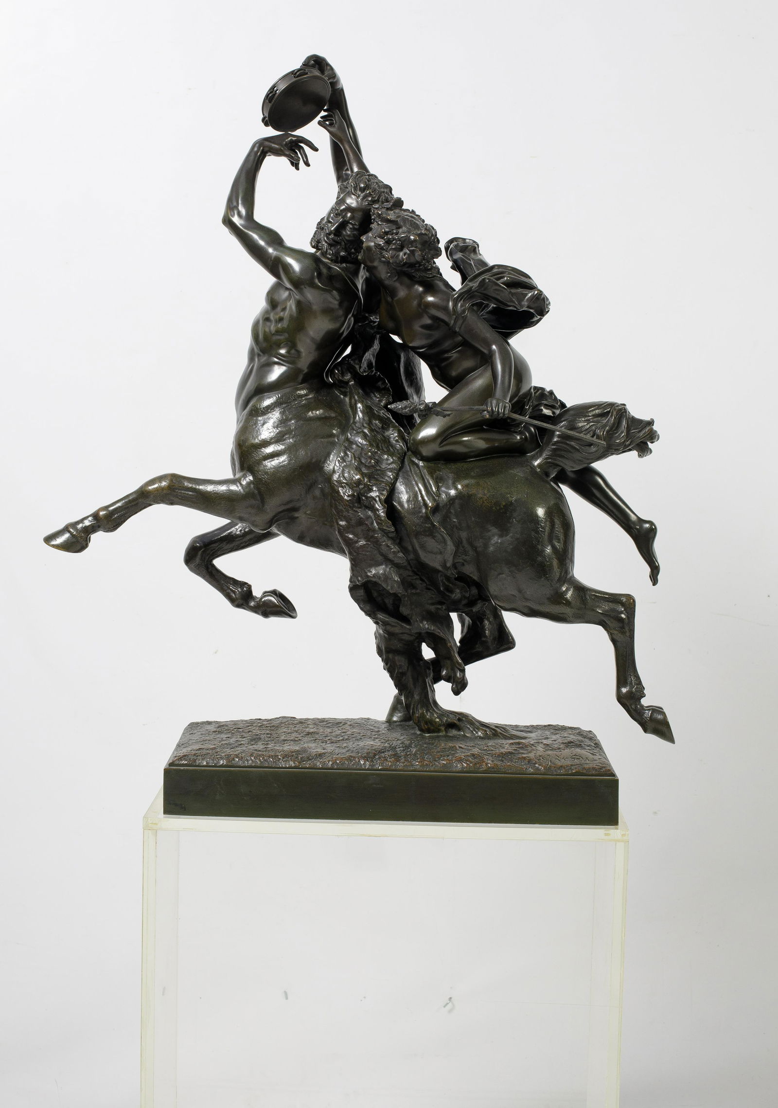 French School (19th Century) "the Centaur Nessus Carrying Deyanira In ...