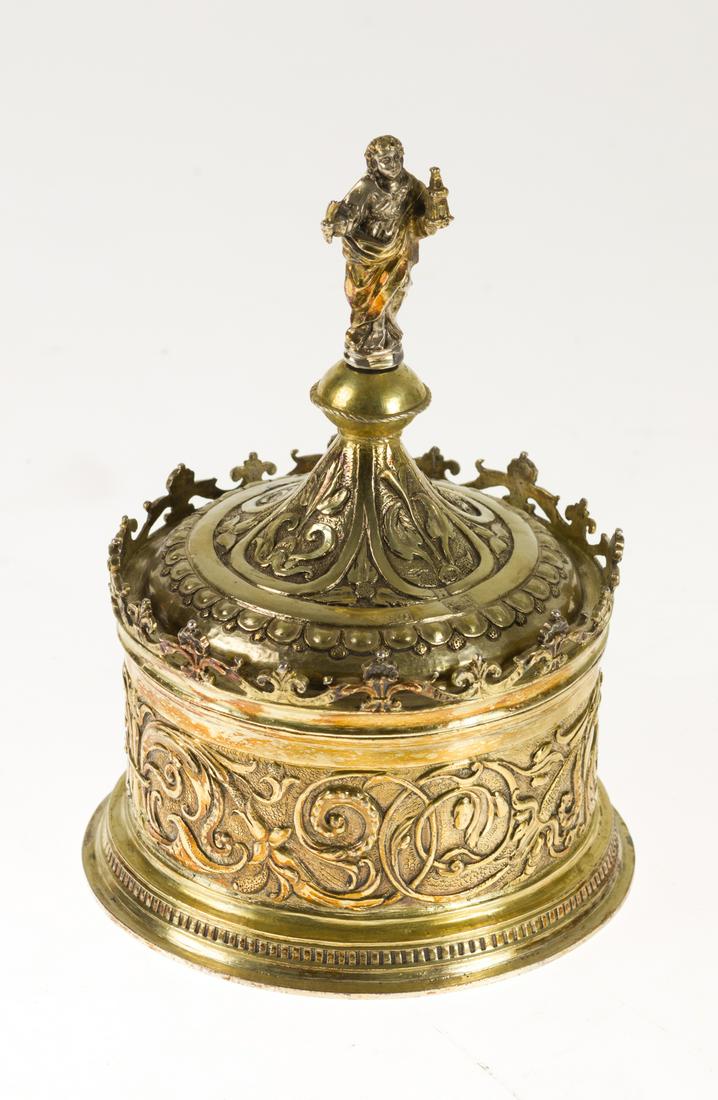 Sixteenth Century Gilt Silver Pyxes, Avila, Alexo Y Garcã­a Marks ...
