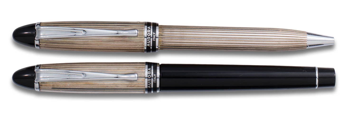 Aurora Writing Set In Silver