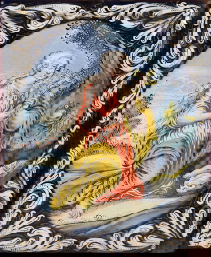 "saint Mary Magdalene" And Saint John The Baptist", After Jacques Ii Laudin, Limoges, 17th Century