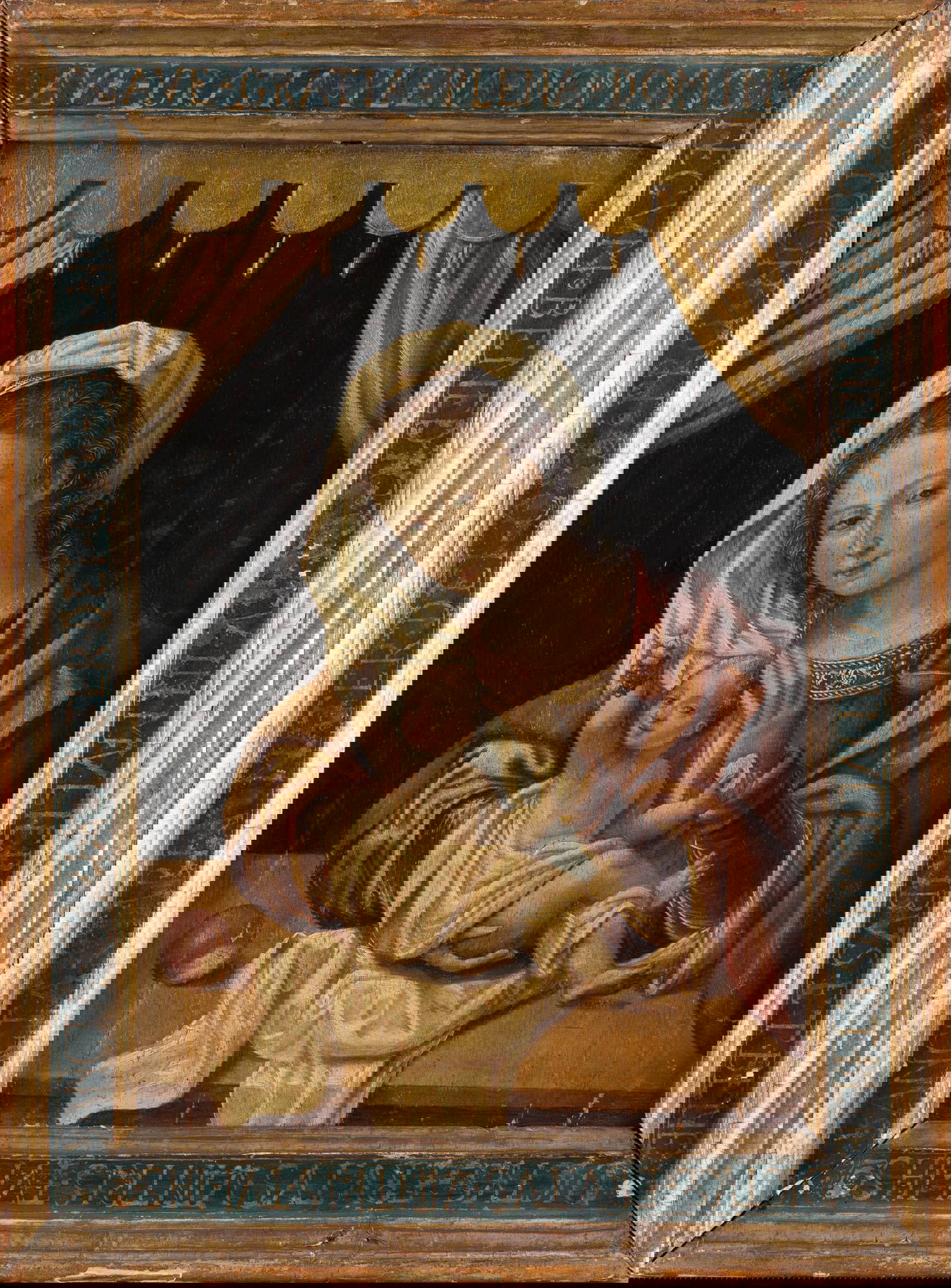 Follower Of Jan Gossaert Called "mabuse" (16th Century - 18th Century) "virgin With Child" Auction