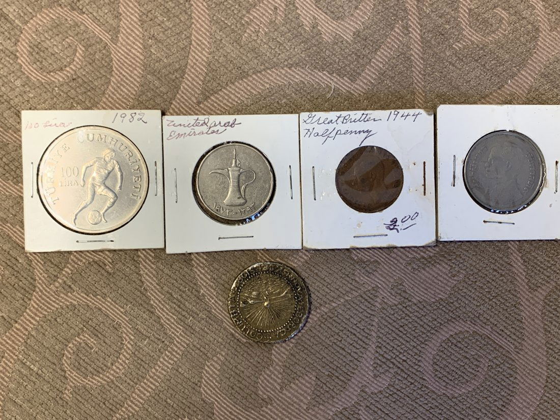 Foreign Coins 5 Total
