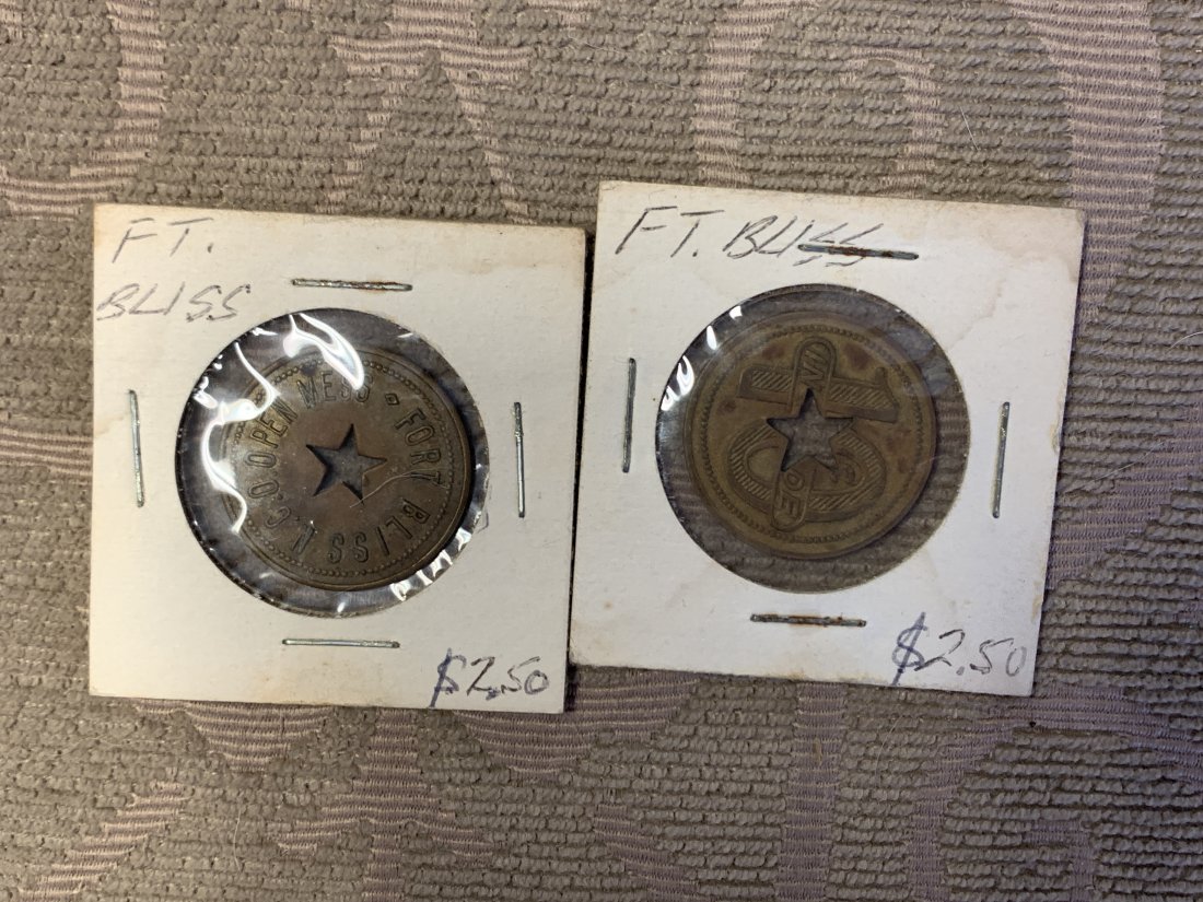 Fort Bliss Mess Tokens