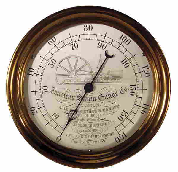 AMERICAN STEAM GAUGE WITH ENGRAVED BOX BED ENGINE - Jun 28, 2007 | Owls ...
