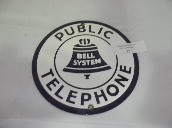 Public Telephone Sign