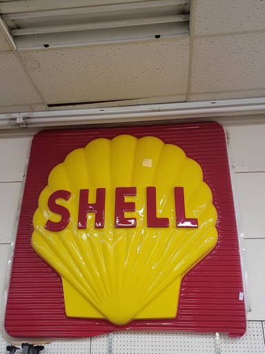 Plastic Shell Sign