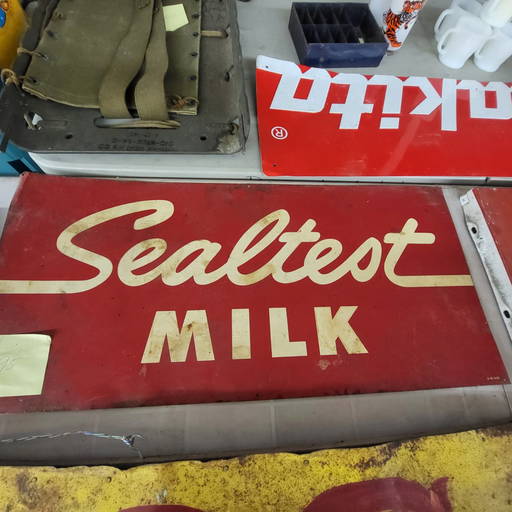 Sealtest Milk Sign