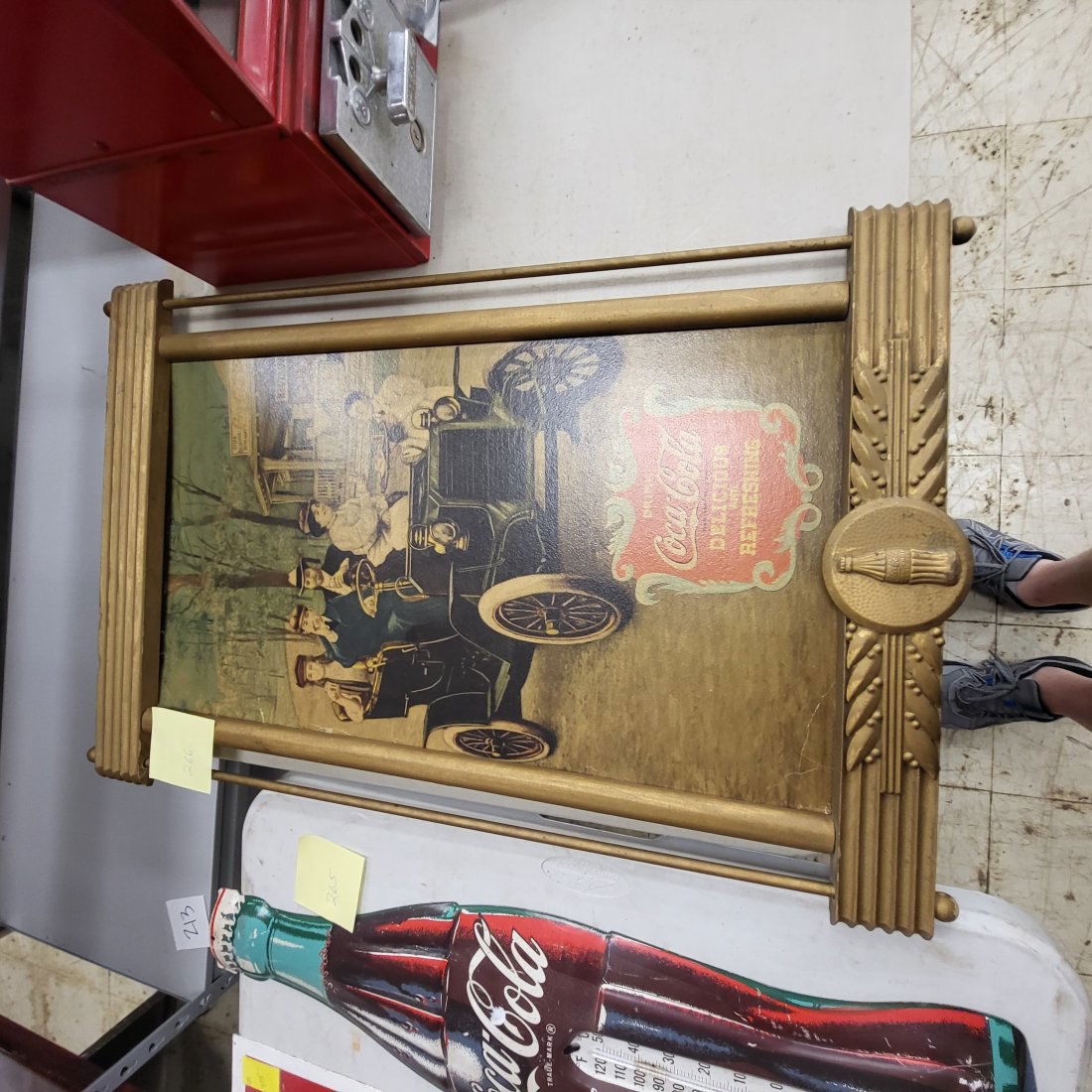 Coke Cardboard with Kay Frame (#0266) on Dec 31, 2022 | Prosperity ...