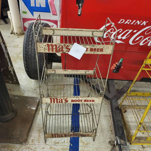 Ma's Root Beer Bottle Rack
