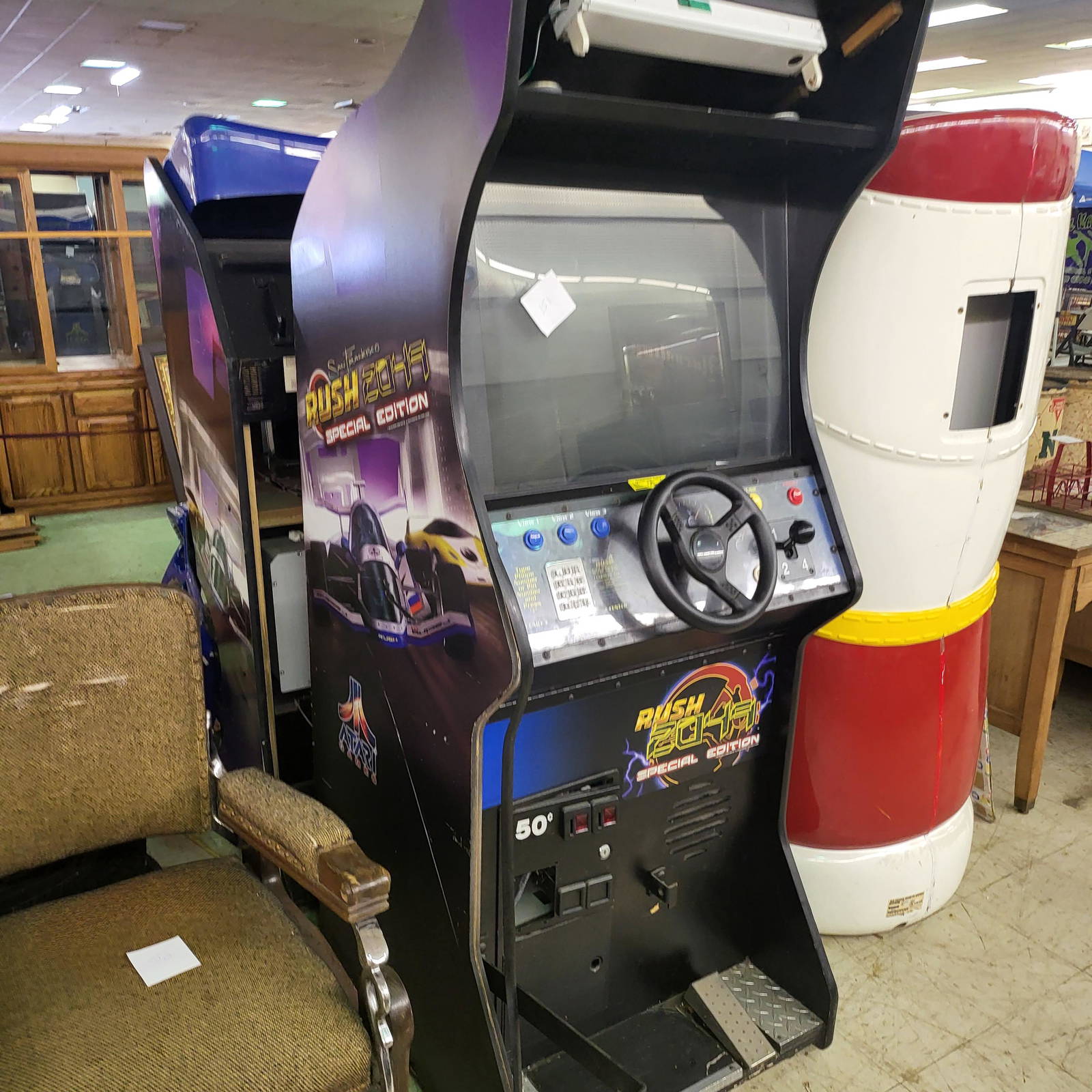 Rush 2049 Arcade Game Auction
