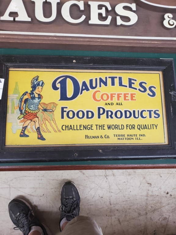 Dauntless Coffee Sign Auction