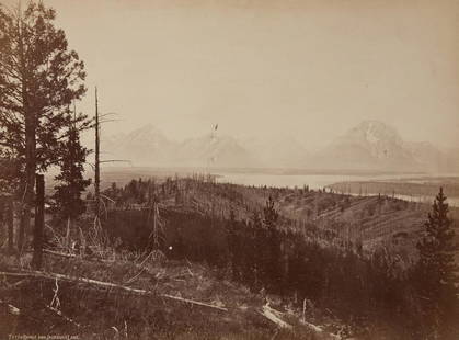 W H Jackson Famous View Of Tetons 1972