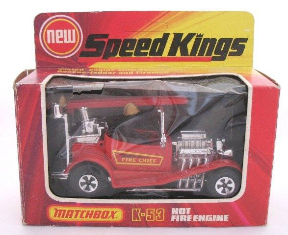 Matchbox Speedkings K 53 Hot Rod Fire Engine Rare