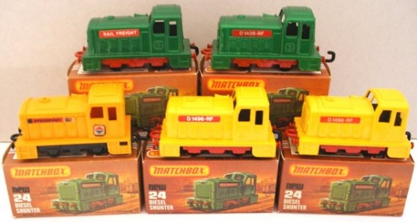 217: 5x Matchbox Superfast 24c Diesel Shunter Train