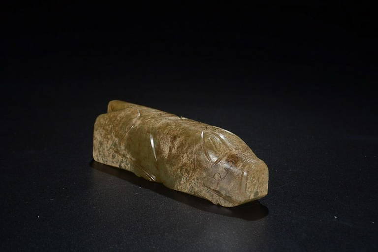 Antique Jade 'boar' Hand Piece