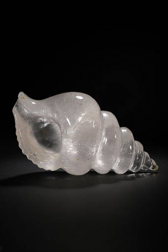 Chinese Crystal Ornament, 'conch Shell'