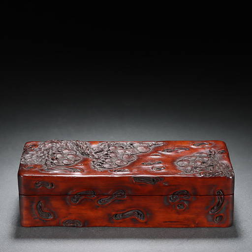 Chinese Boxwood Box, 'pine Tree'