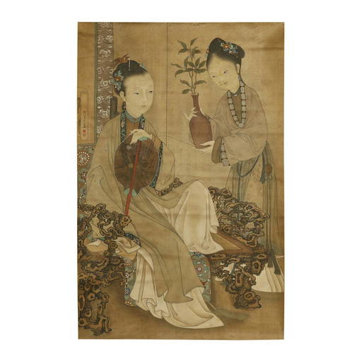 Leng Mei,chinese Painting And Calligraphy