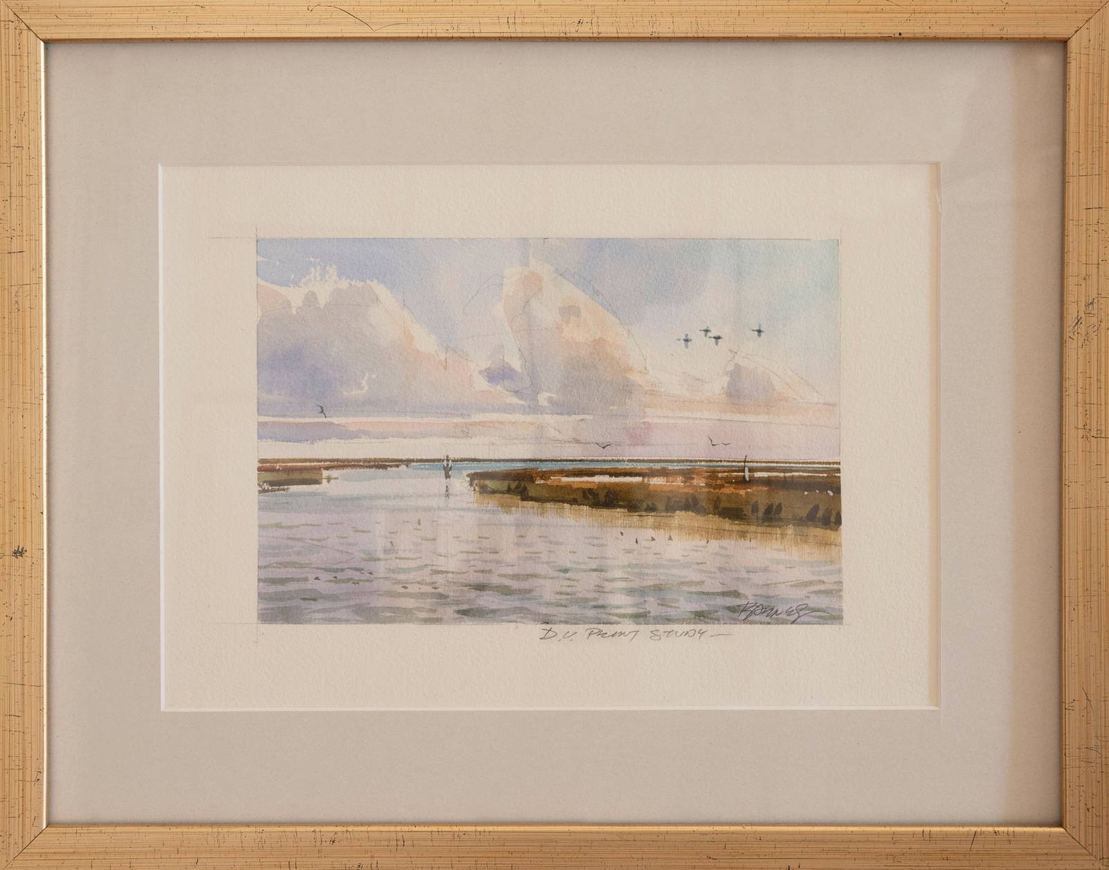 Al Barnes (american/texas 1937-2015) A Watercolor Auction