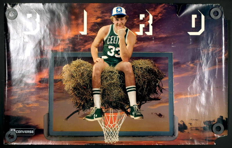 Larry Bird For Converse Advertising Poster
