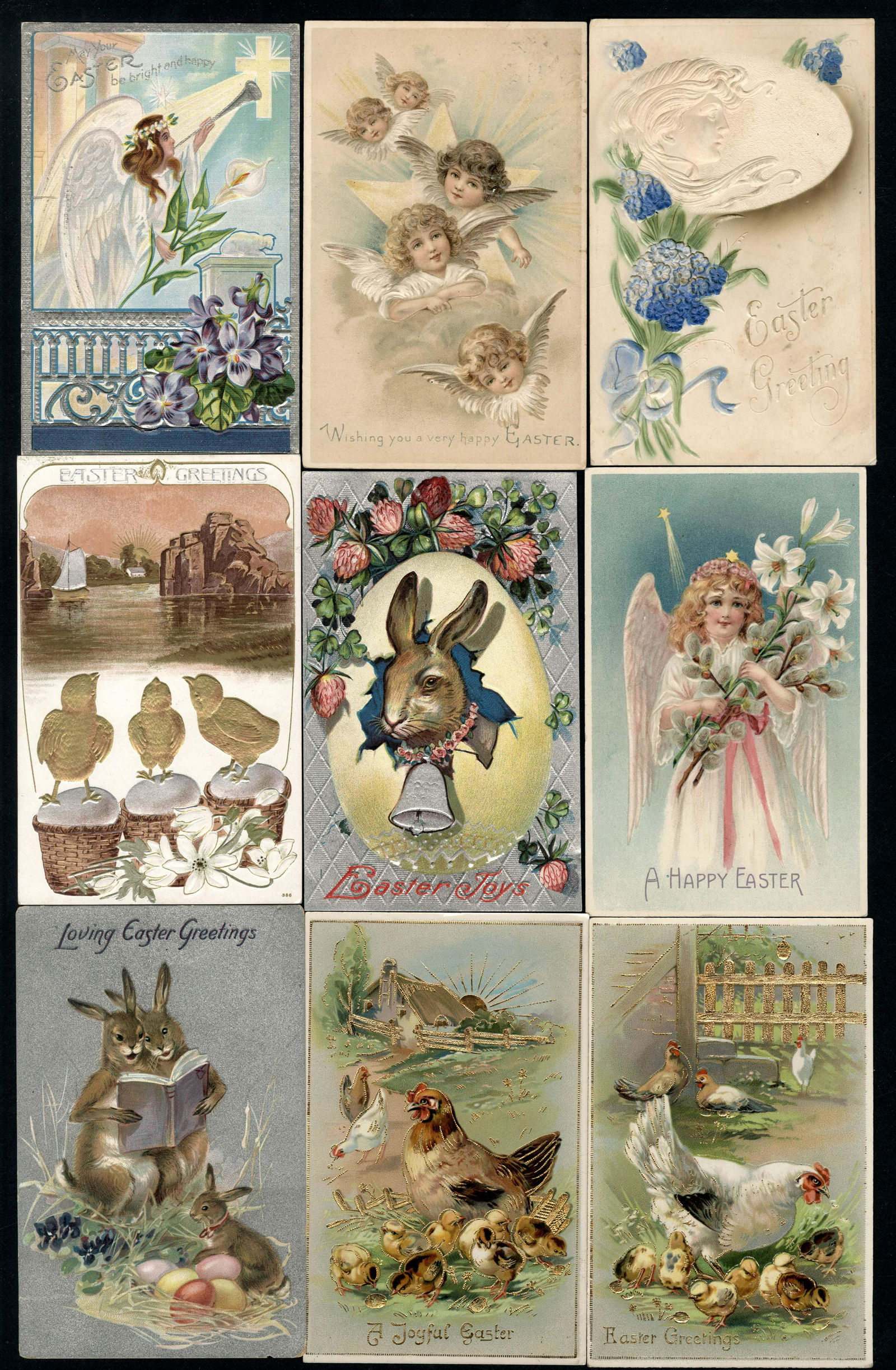 Rppc Holidays & Greetings Lots Of Nice Easter Cards.