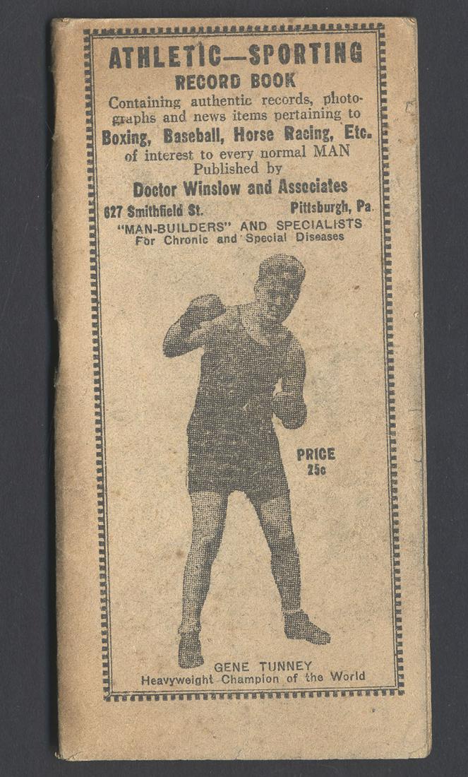 Athletic Sporting Record Book