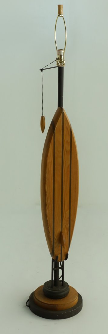 Paradise Pier Hotel Surfboard Lamp