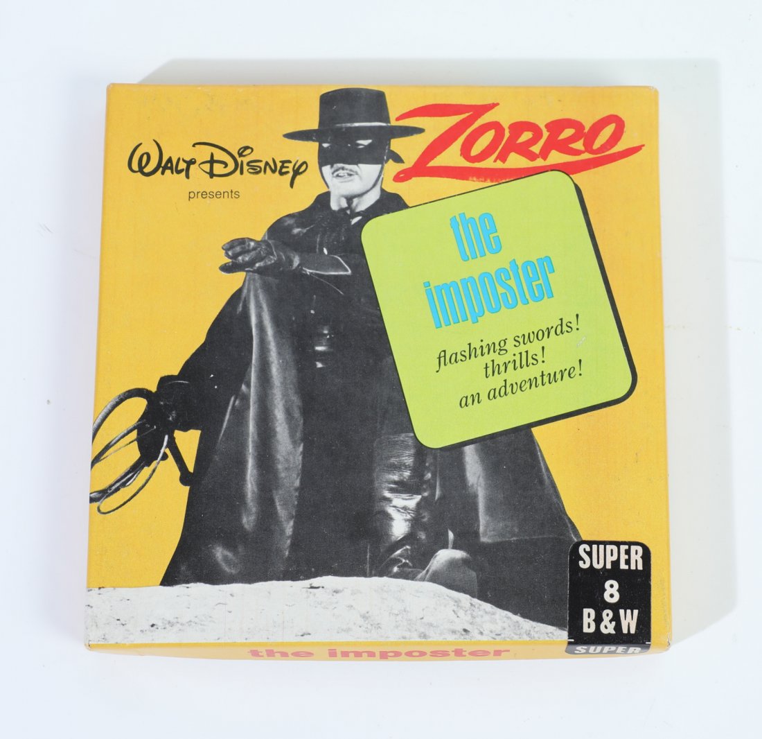 Walt Disney's "zorro" 1960's Super 8 Film