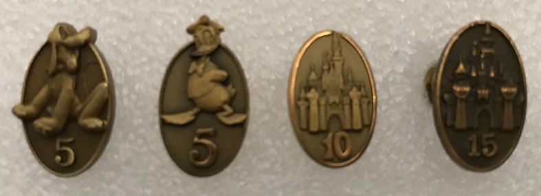 Disney Parks Cast Member Service Pins