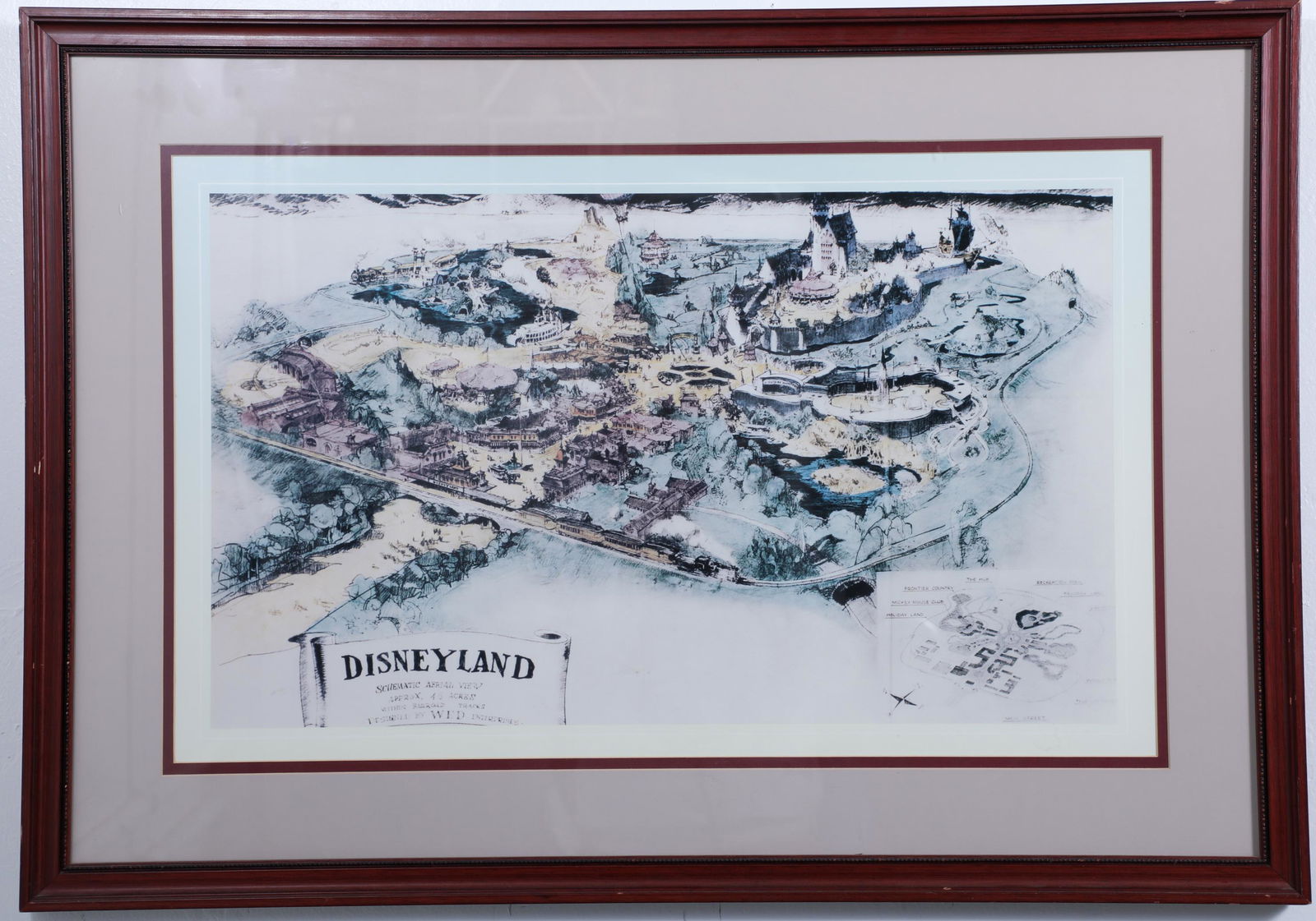 Disneyland Herb Ryman 1953 Concept Map Of Disneyland Nov 20 2021