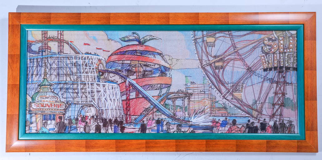 Disney California Adventure Paradise Pier Concept Art