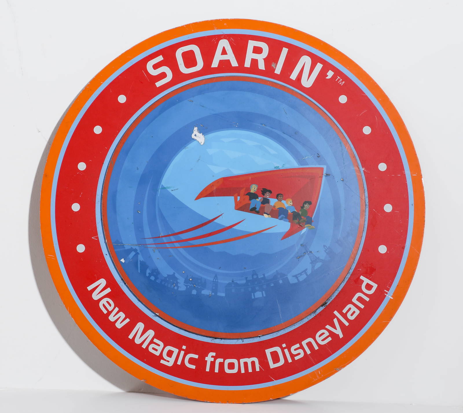Soarin' Lamppost Sign. Auction