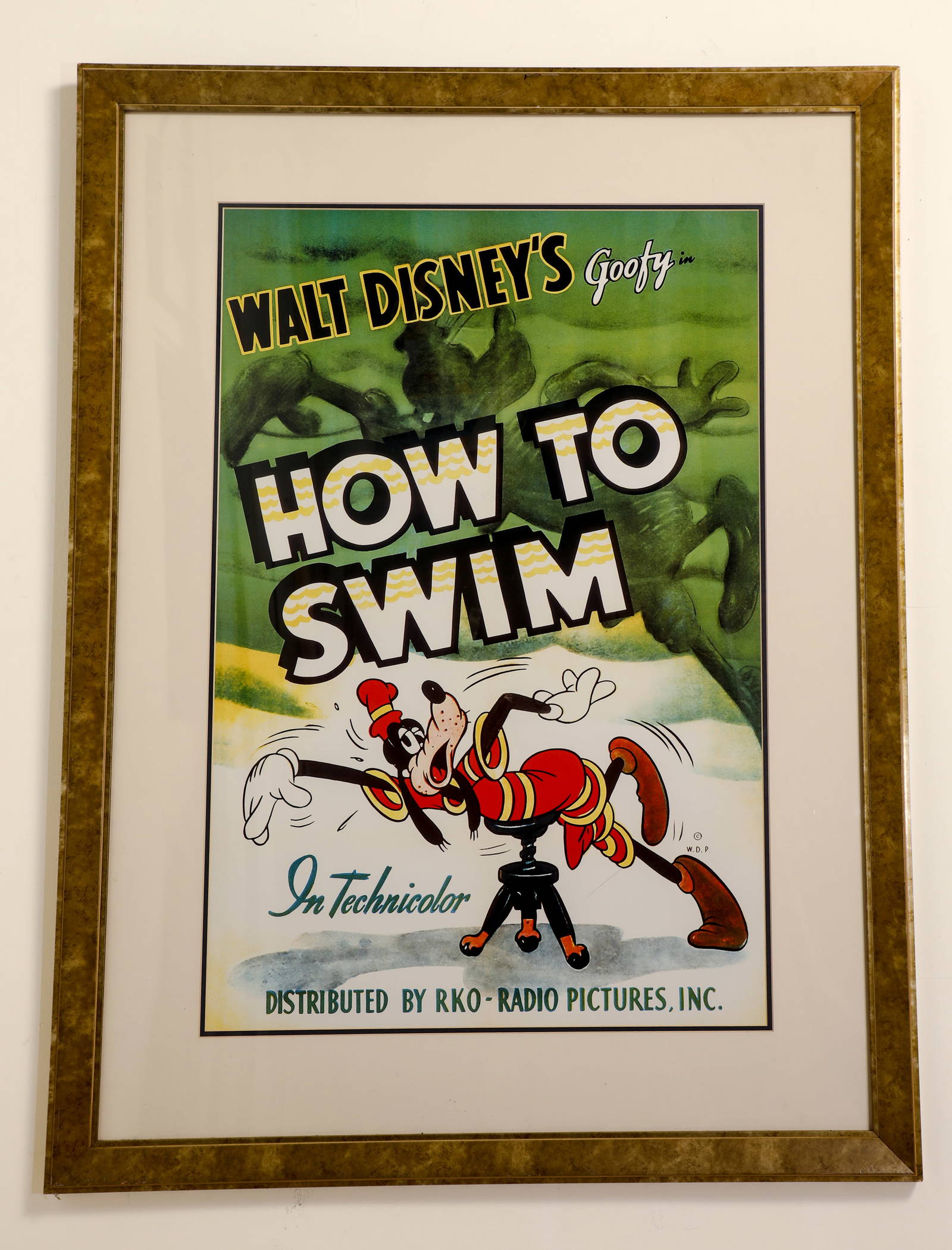 Goofy "how To Swim" Animated Short Poster Prop. - May 31, 2025 | Grand ...