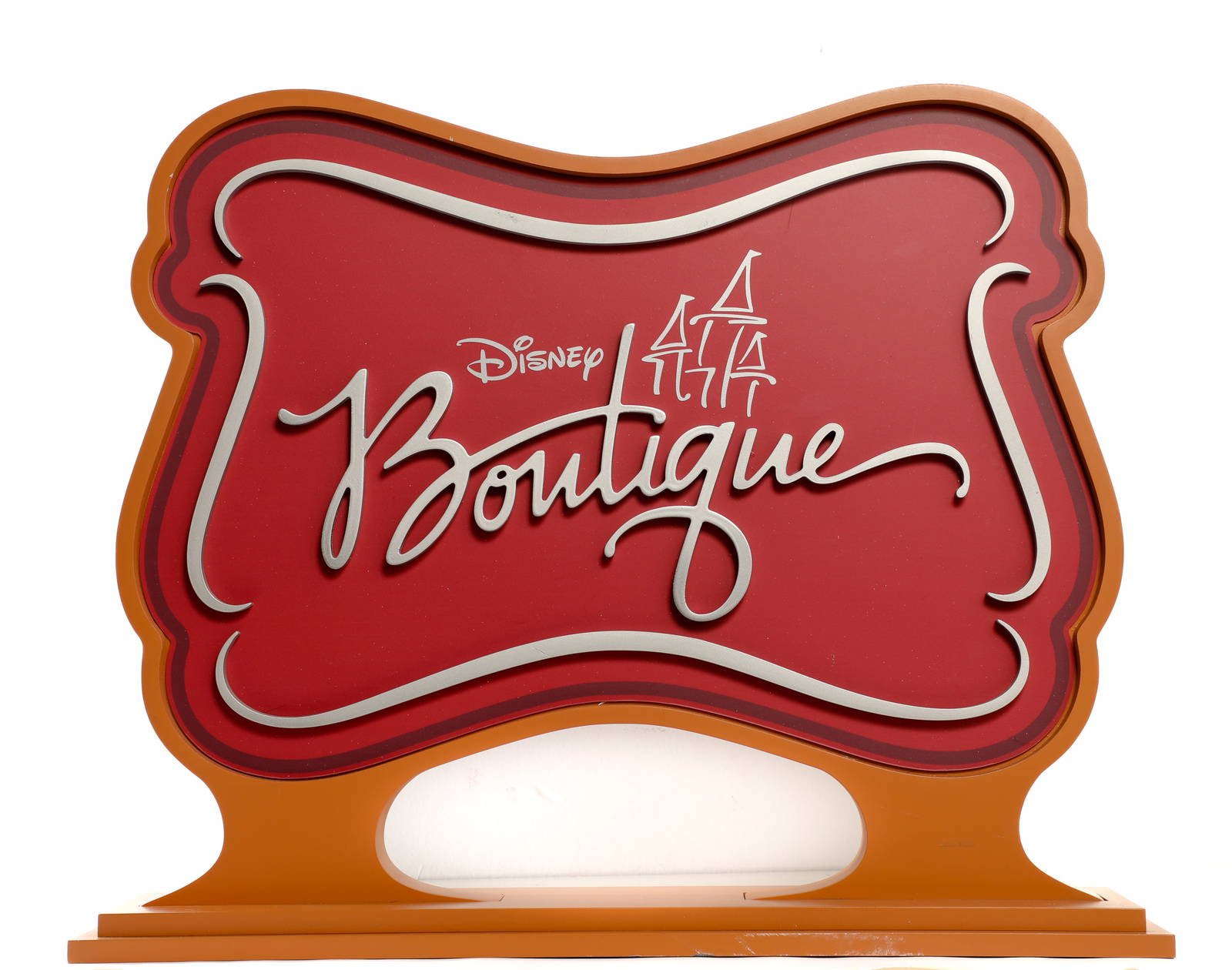 Disney Boutique Large Castle-logo Store Display Prop. Auction