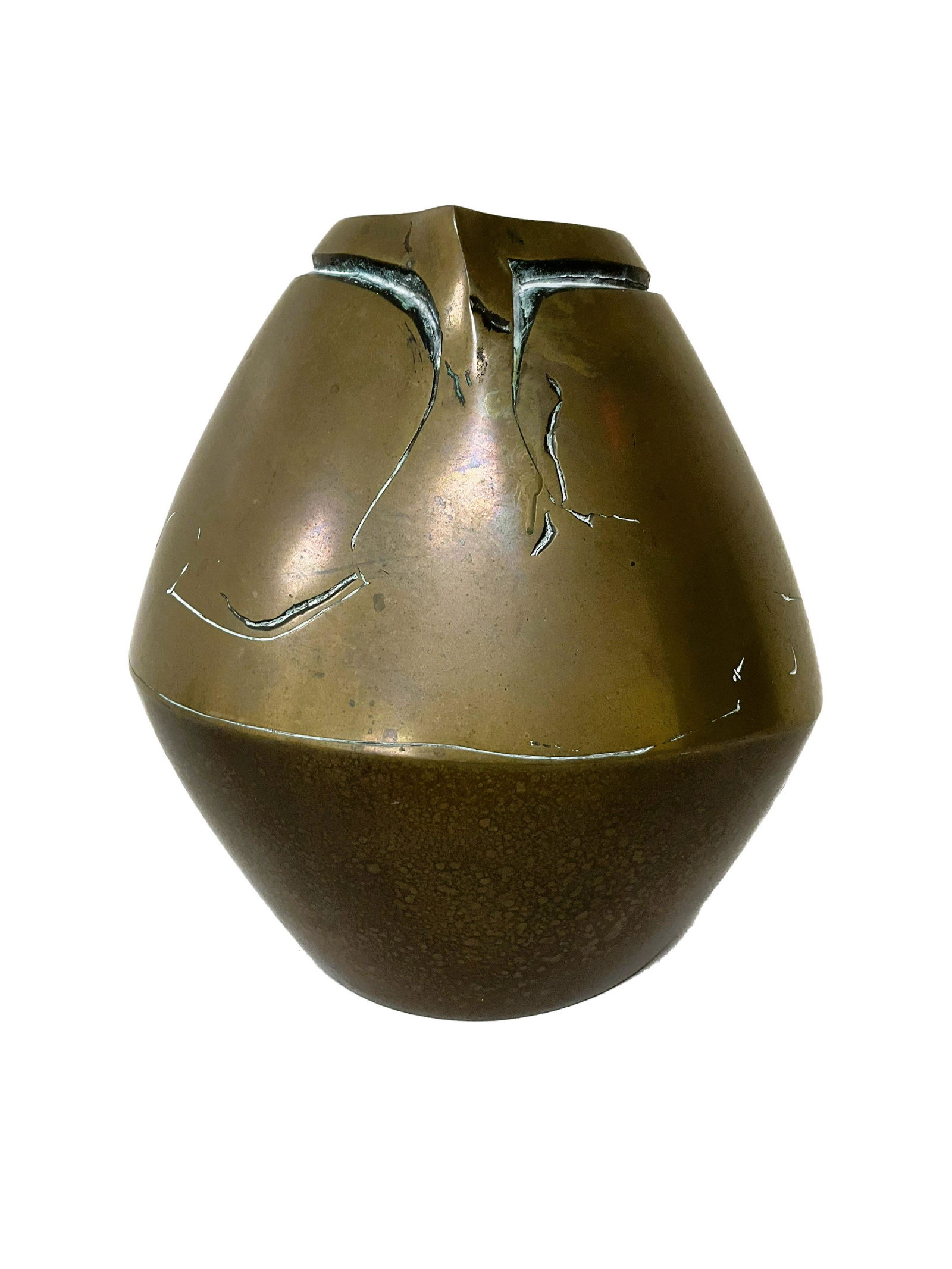 Clarke Jensen Pod Form Bronze 1984 #4/7 Signed