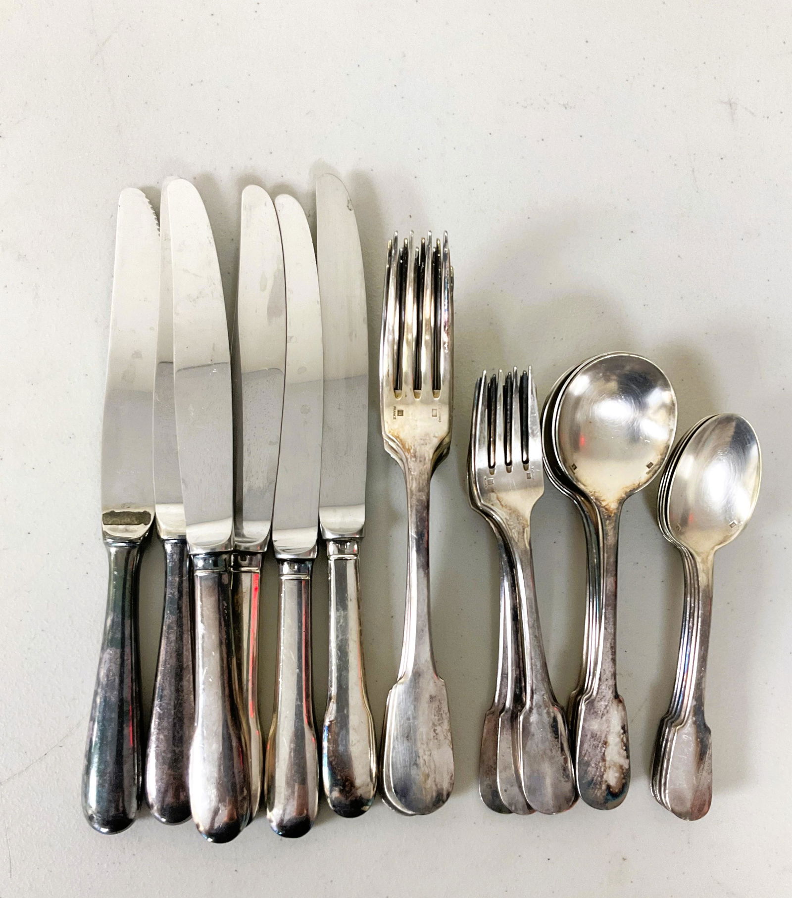 Christofle France Silverplated Flatware Set