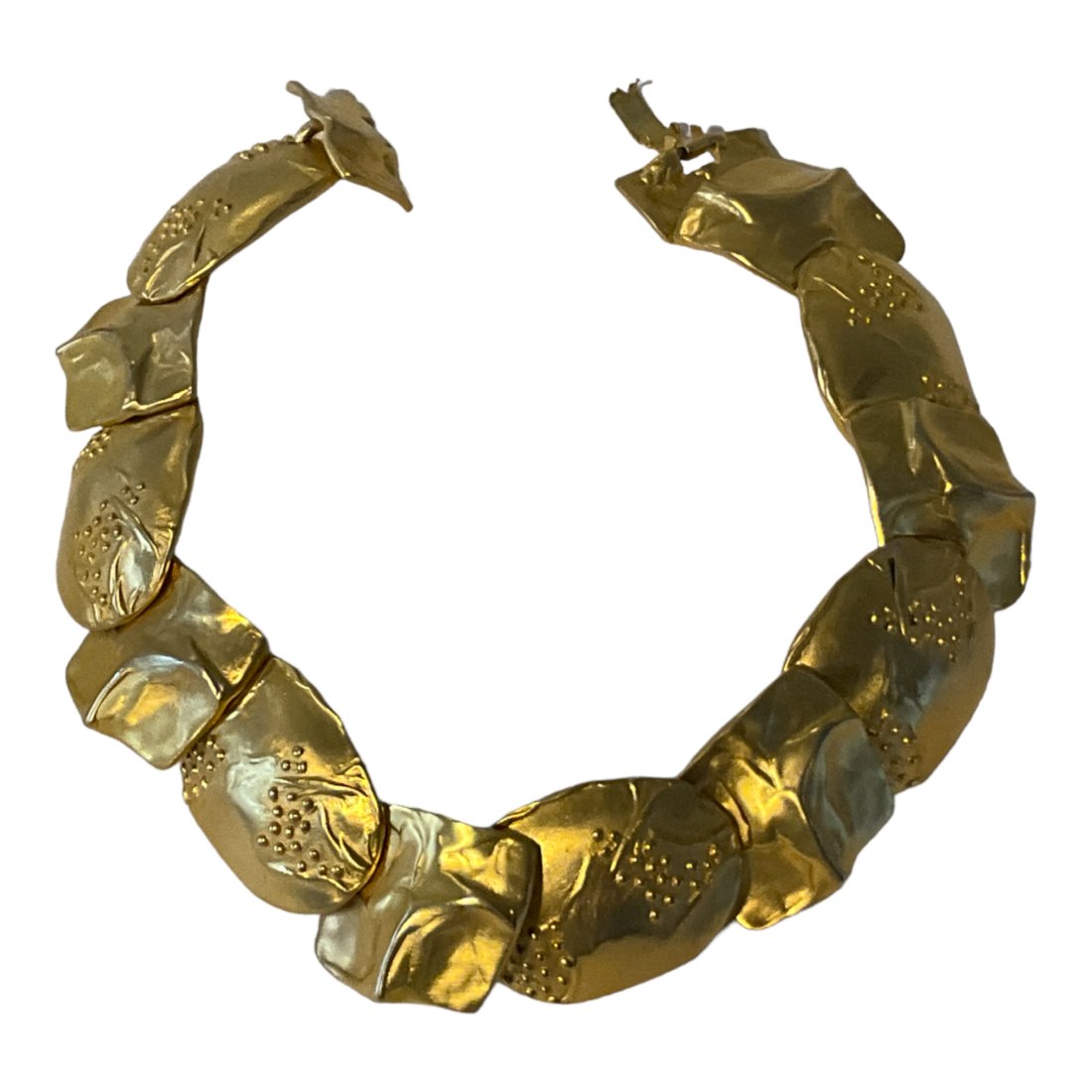 Kjl Kenneth J Lane Gold Tone Statement Choker