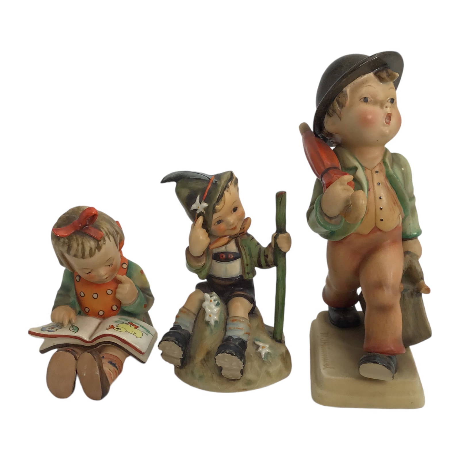Lot Of 3 Goebel Figurines 1935 - 1972 Auction