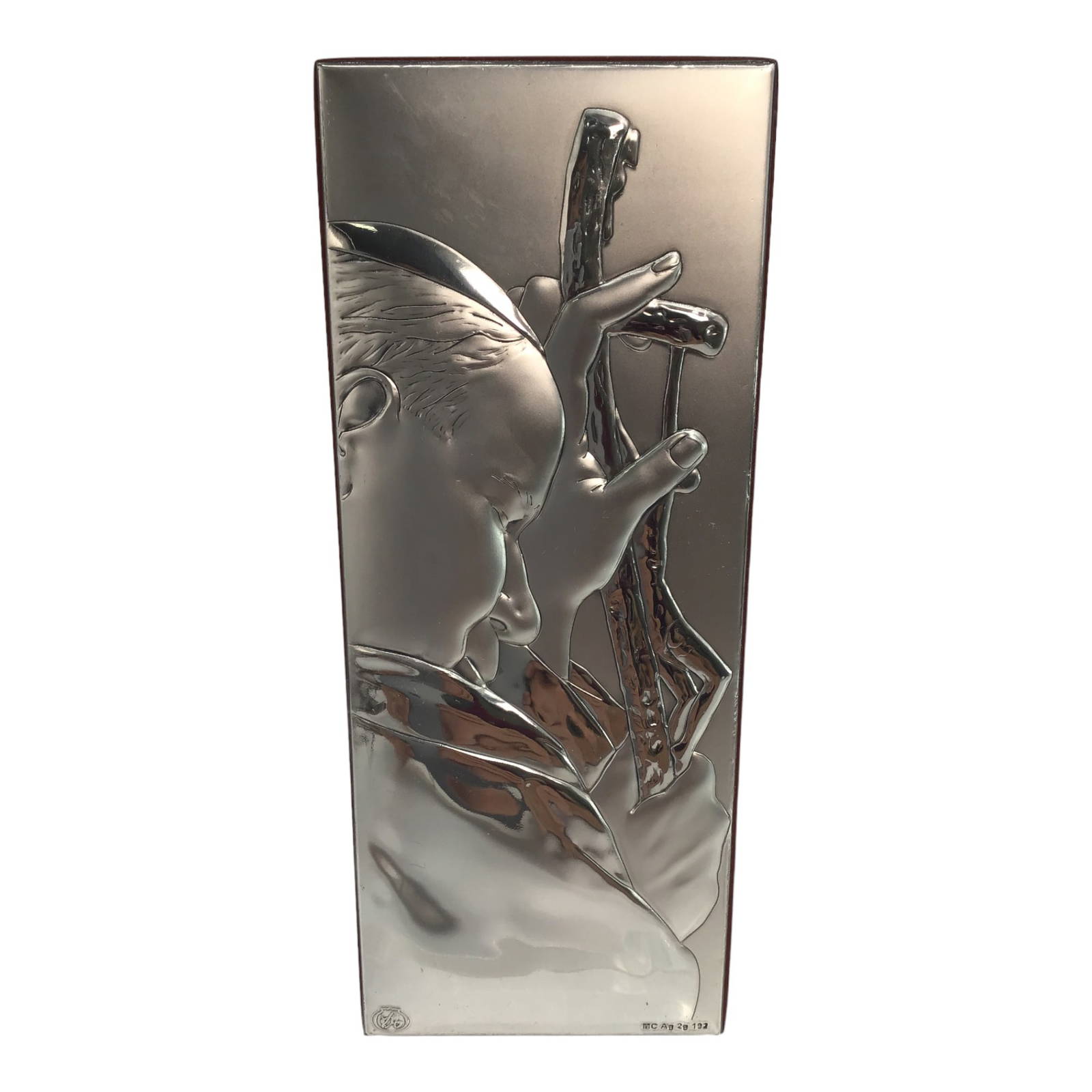 Sterling Silver Pope John Paul Ii Icon Auction