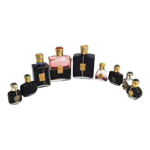 Lot Of 9 Italian Ink Bottles