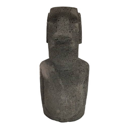 Easter Island King Moai Sandstone Sculpture 2 Sided