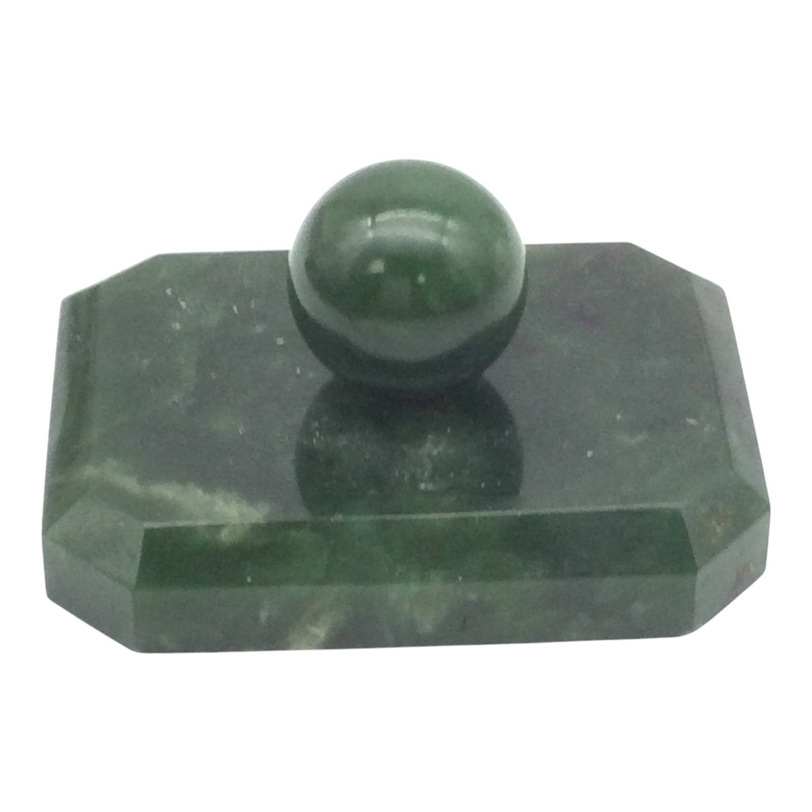 Nephrite Jade Spear And Base Auction
