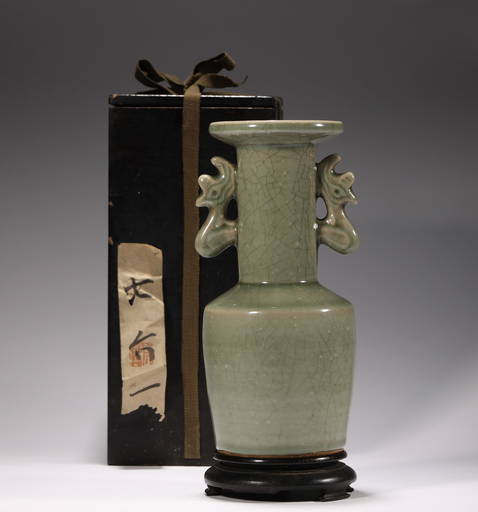 Longquan Kiln Fong Vase Of Qing Dynasty