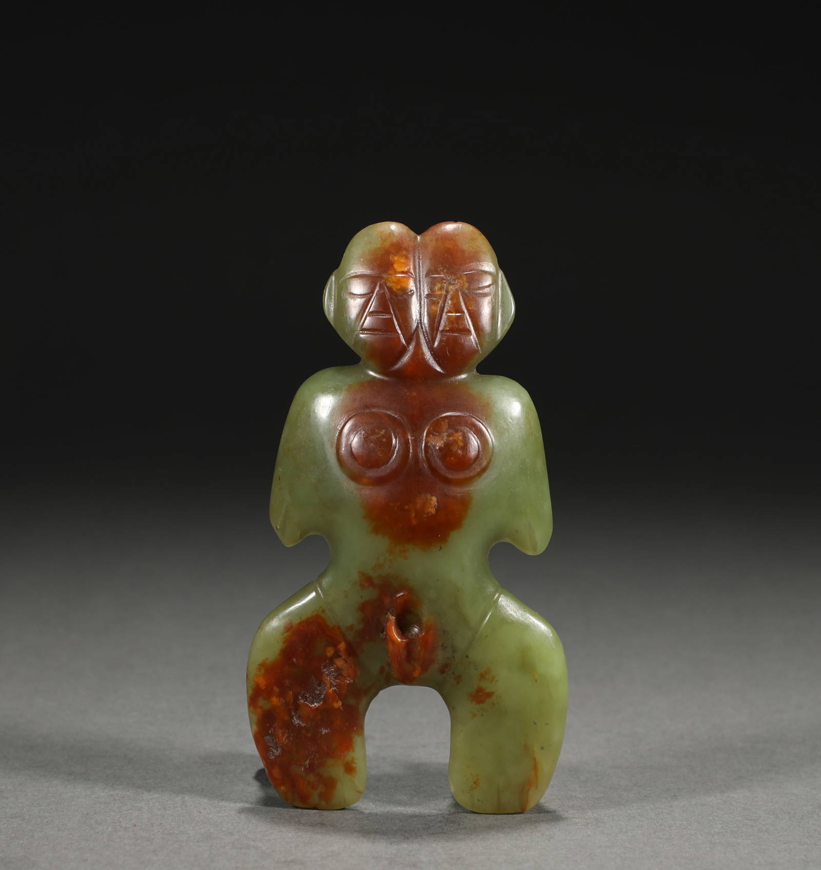 Chinese Ancient Topaz People Auction