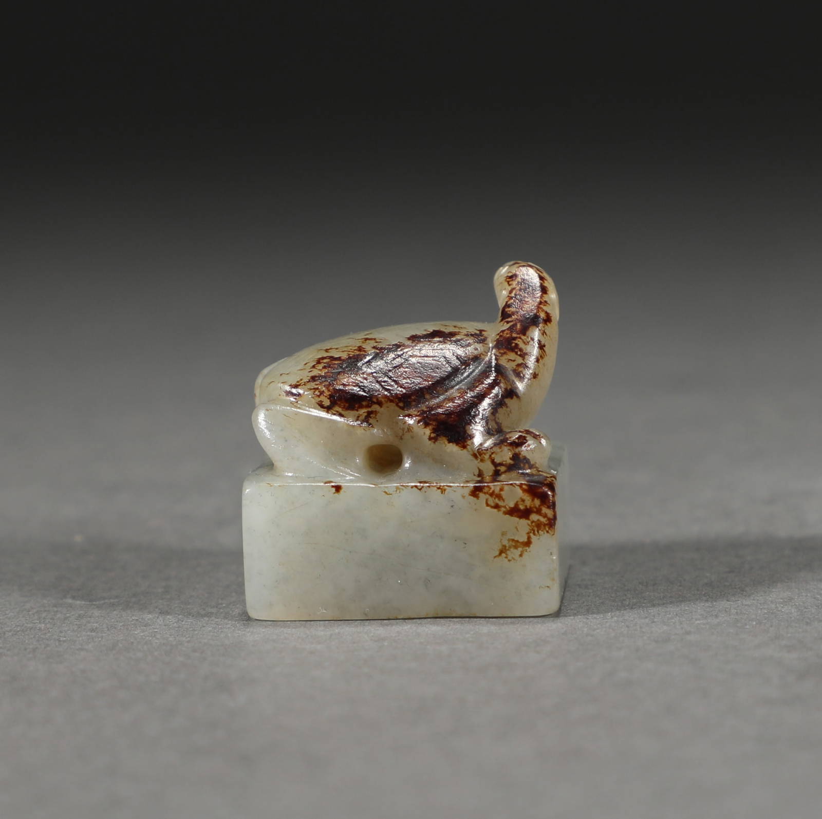 Hetian Jade Turtle Seal In Ancient China Auction