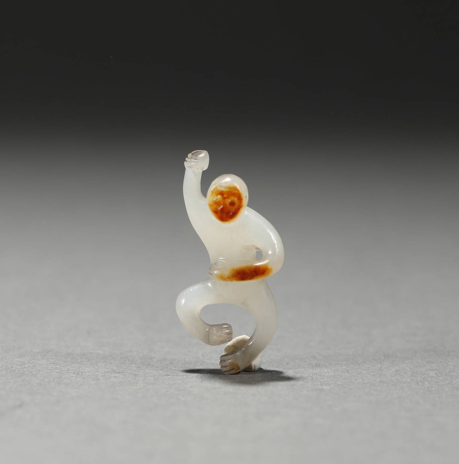 Hetian Jade Monkey Of Qing Dynasty Auction