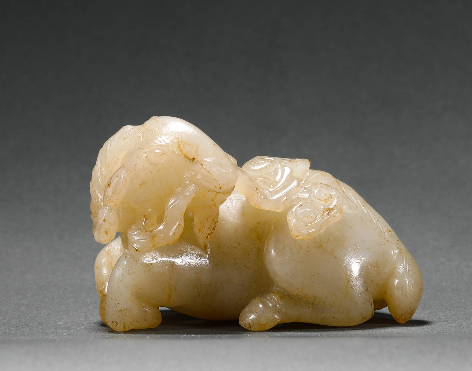 Han Dynasty Hetian Jade Goat Auction