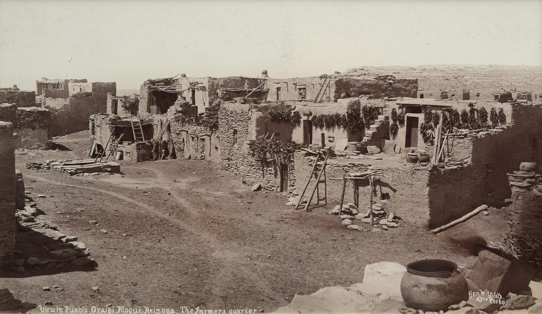 Ben Wittick - View In Pueblo Oraibi Moqui Arizona - Oct 11, 2020 | Mark ...