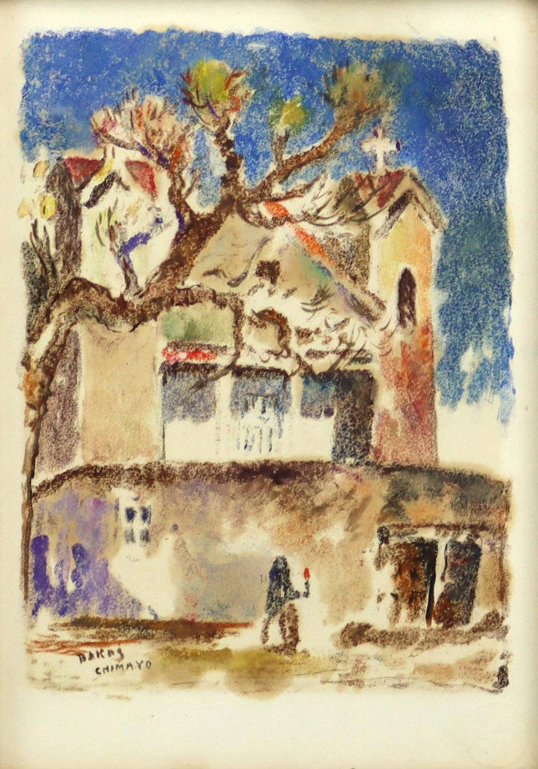 Jozef Bakos (1891-1977) - Chimayo Church Auction